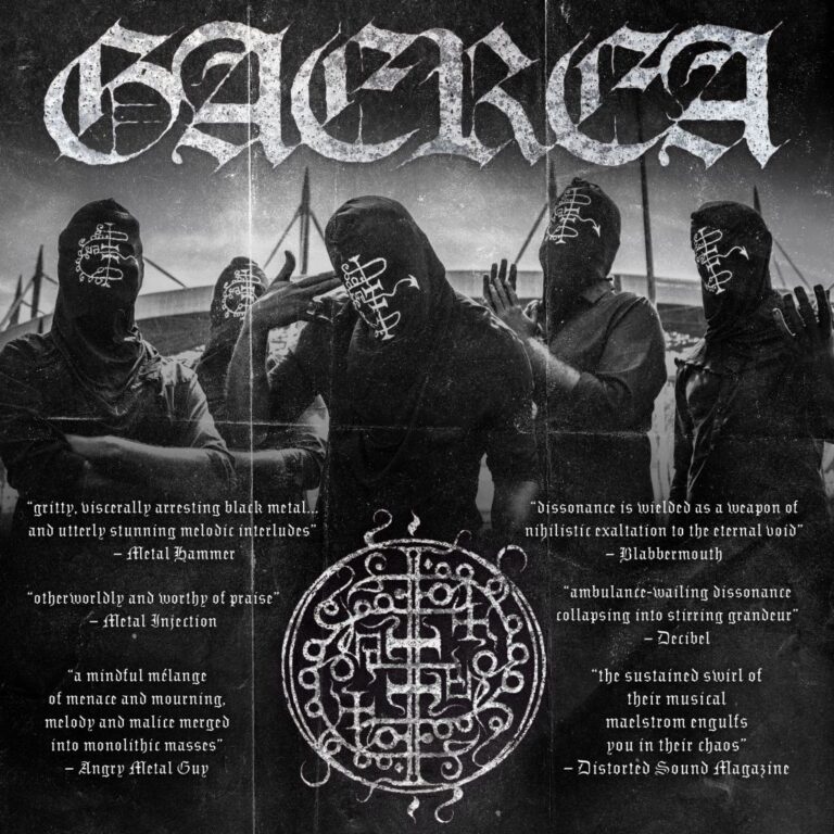 GAEREA releases new album September 23rd – Eternal Terror Live