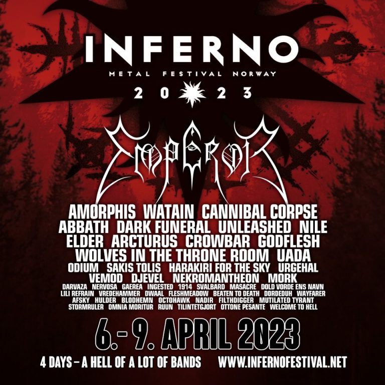 INFERNO METAL FESTIVAL 2023 – dagsprogram – Eternal Terror Live
