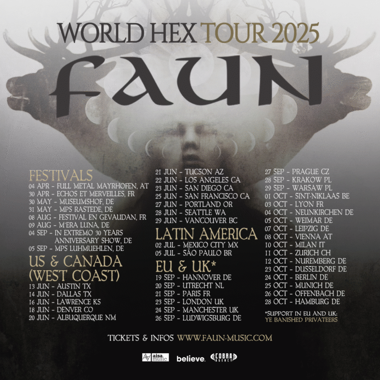 FAUN – announces new album and releases first single – Eternal Terror Live