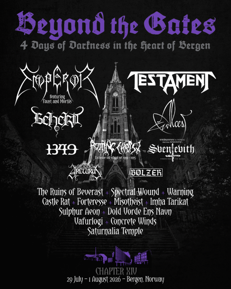 BEYOND THE GATES – add 4 new bands to lineup – Eternal Terror Live
