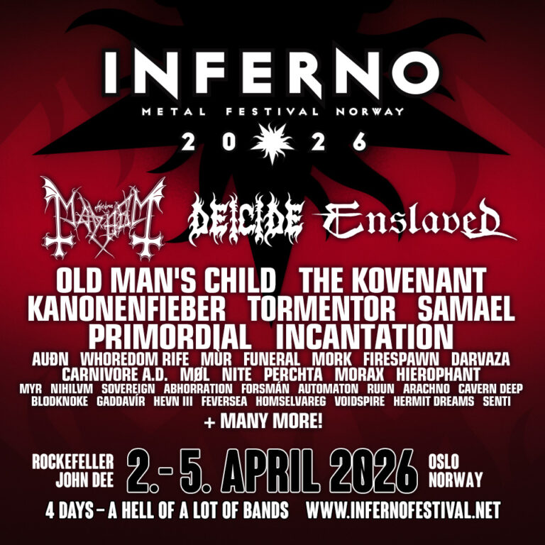 INFERNO METAL FESTIVAL – new batch of bands announced – Eternal Terror Live